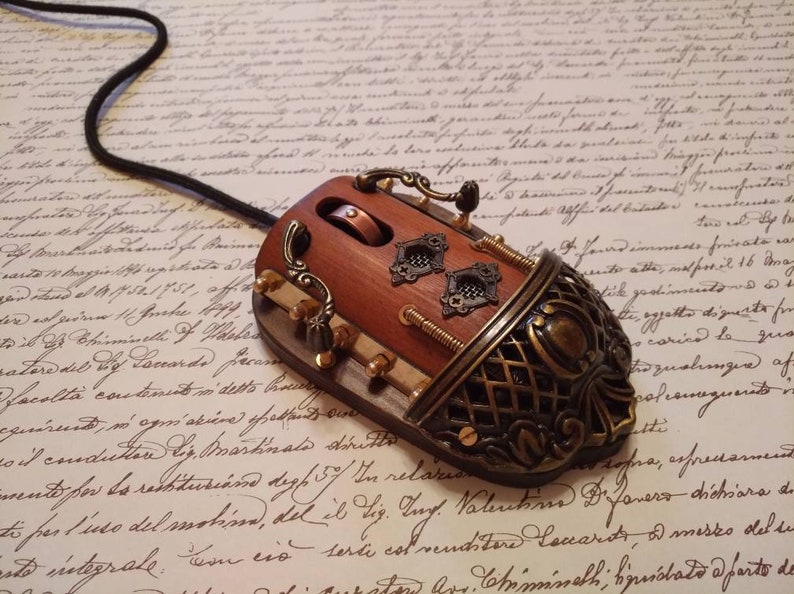 Steampunk Mouse Fits to My Steampunk Keyboard - Etsy