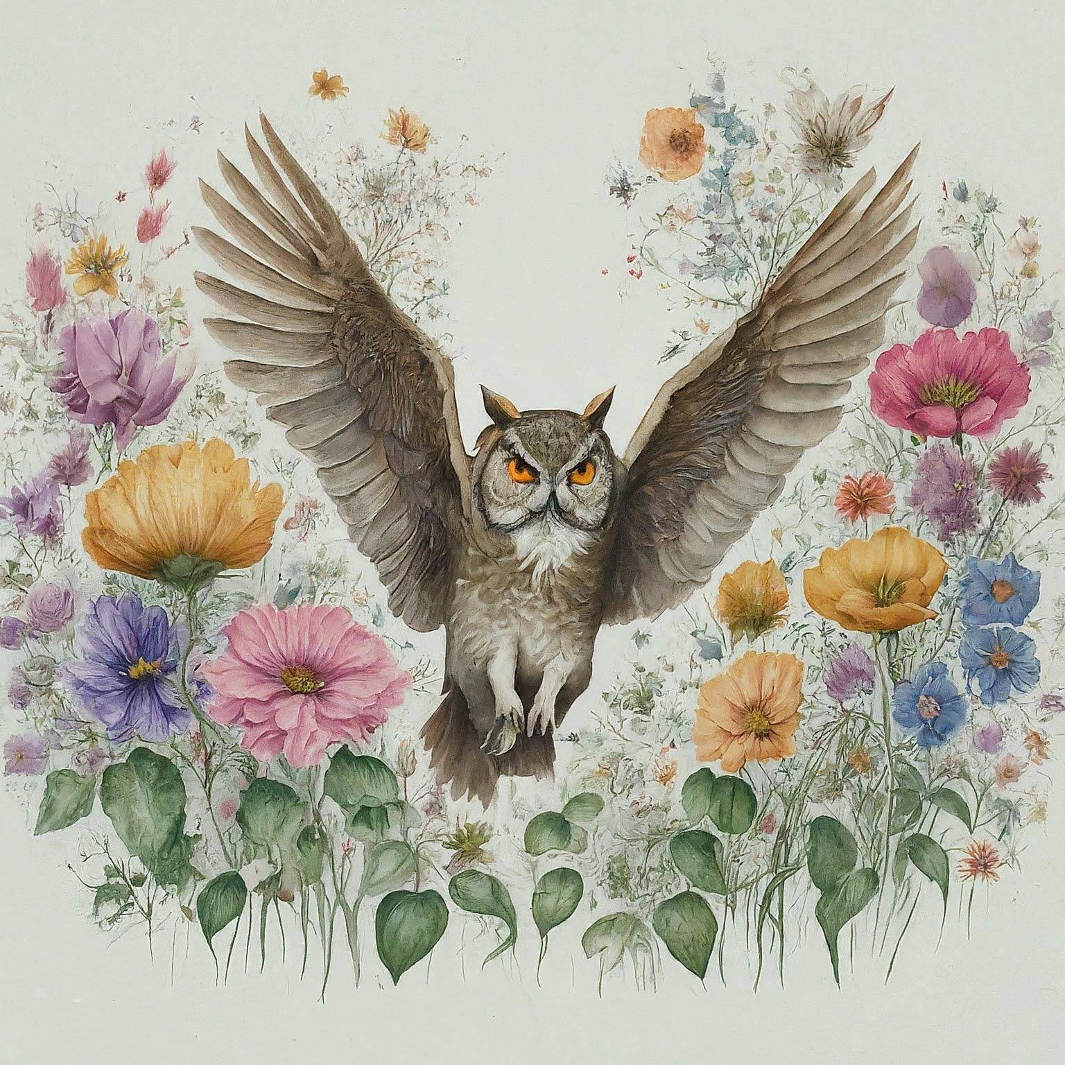 Watercolor Owls Clipart 11 Prints for Digital Download Woodland Forest ...