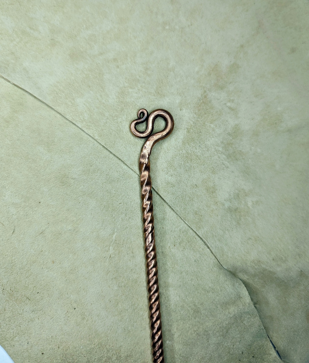 Hand Forged Copper Hair Stick / Hair Pin Hand Made by Blacksmith ...
