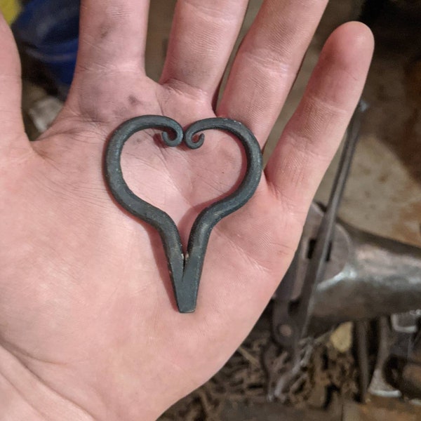 Forged Heart - Etsy