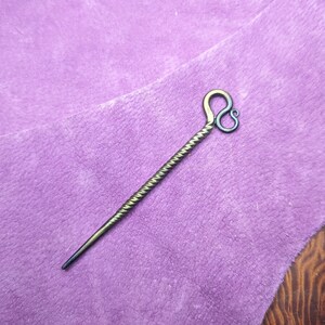 Hand Forged Serpentine Hair Pin Hand Made by Blacksmith. - Etsy