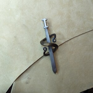 High Quality Sword/knife Hair Barrette, Hand Forged by Blacksmith. Hair ...