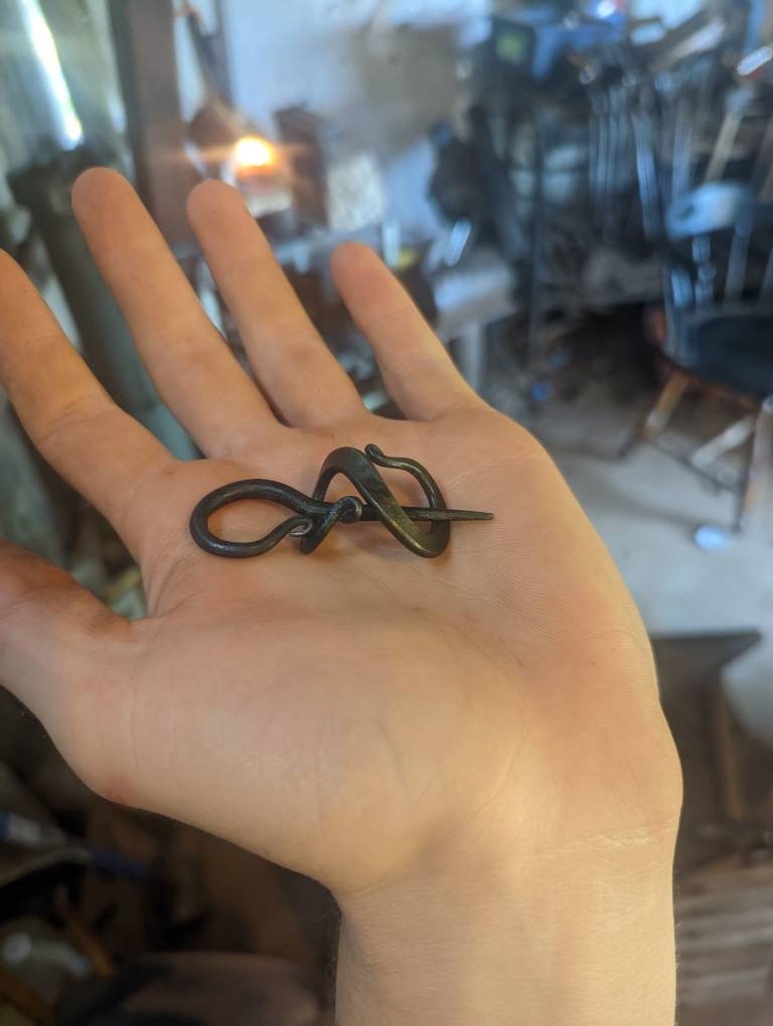 High Quality Hair Barrette Hand Forged by Blacksmith. Hair - Etsy