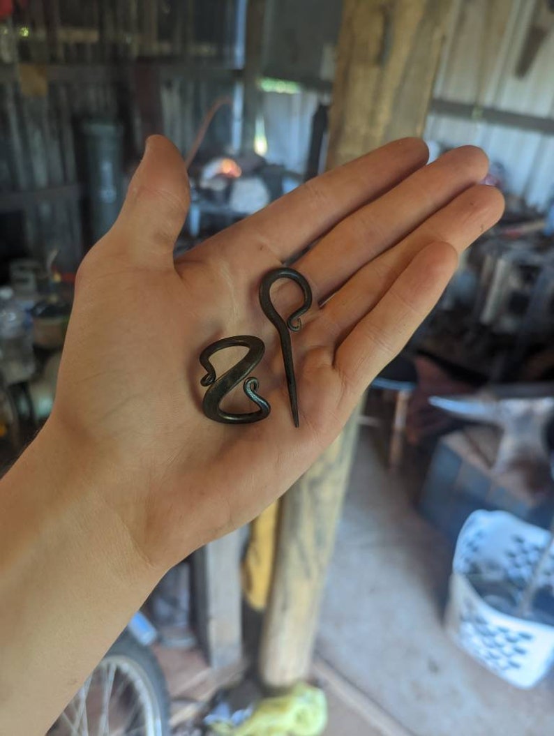 High Quality Hair Barrette Hand Forged by Blacksmith. Hair - Etsy