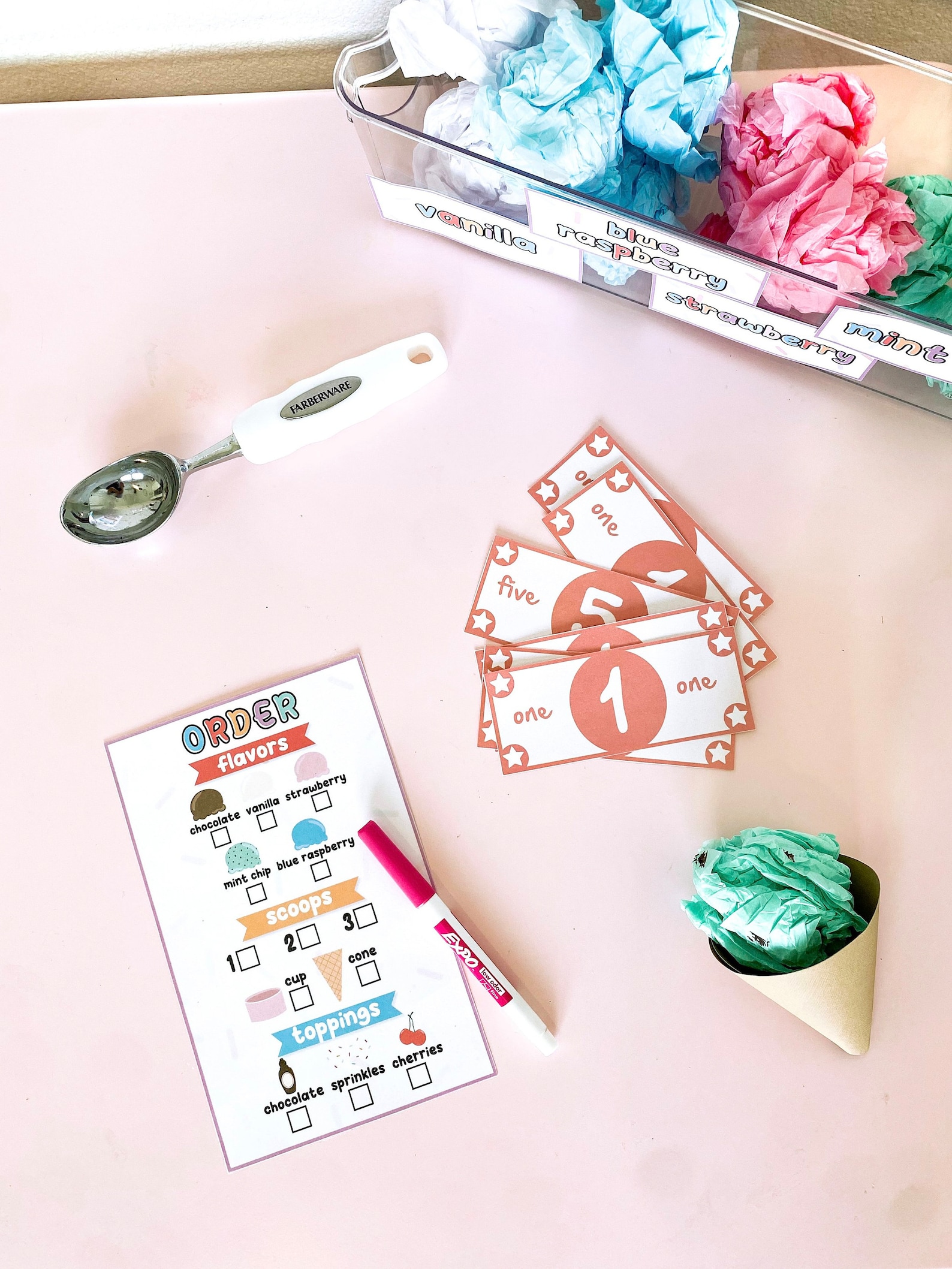 Ice Cream Shop | Dramatic Play - Etsy