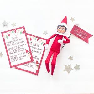 24 Day Printable Elf Helper Kit Elf Activities, Letters, Props, and ...