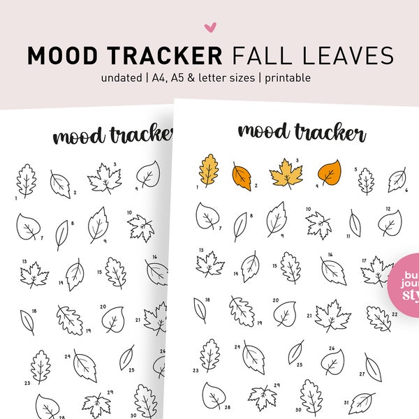 Mood Tracker - Etsy