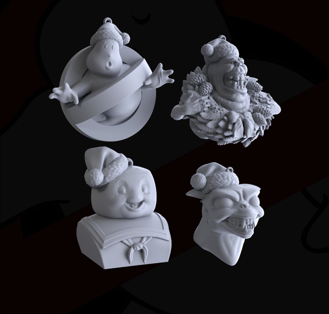 Ghost Bustin' Ornaments Stl Files - Etsy