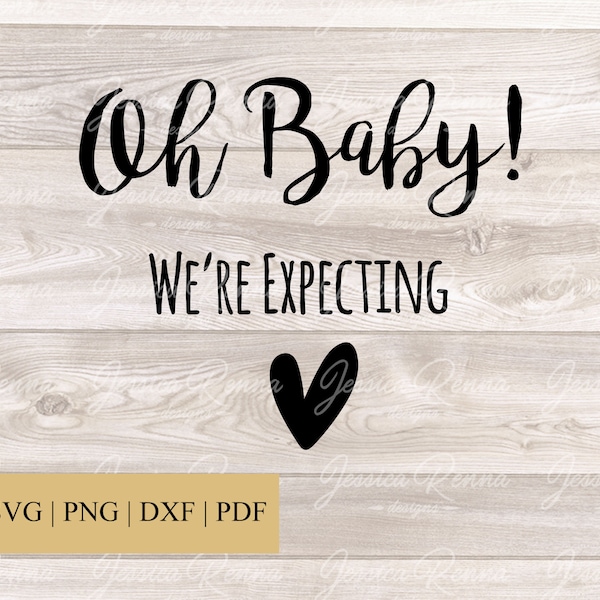 We're Expecting Svg - Etsy