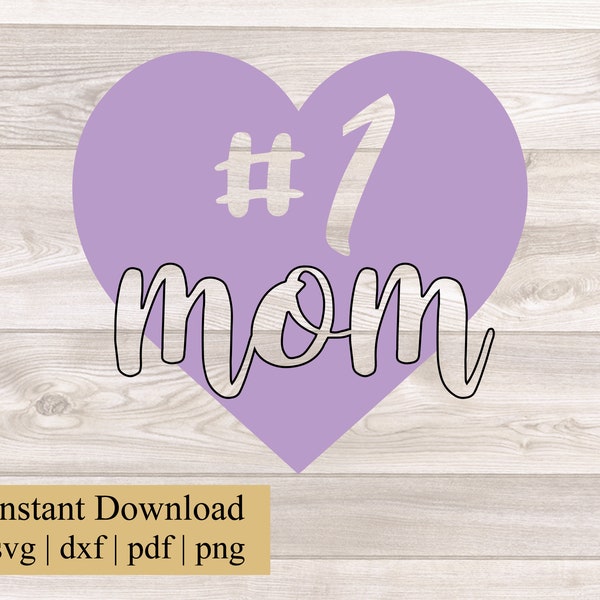 Number One Mom - Etsy