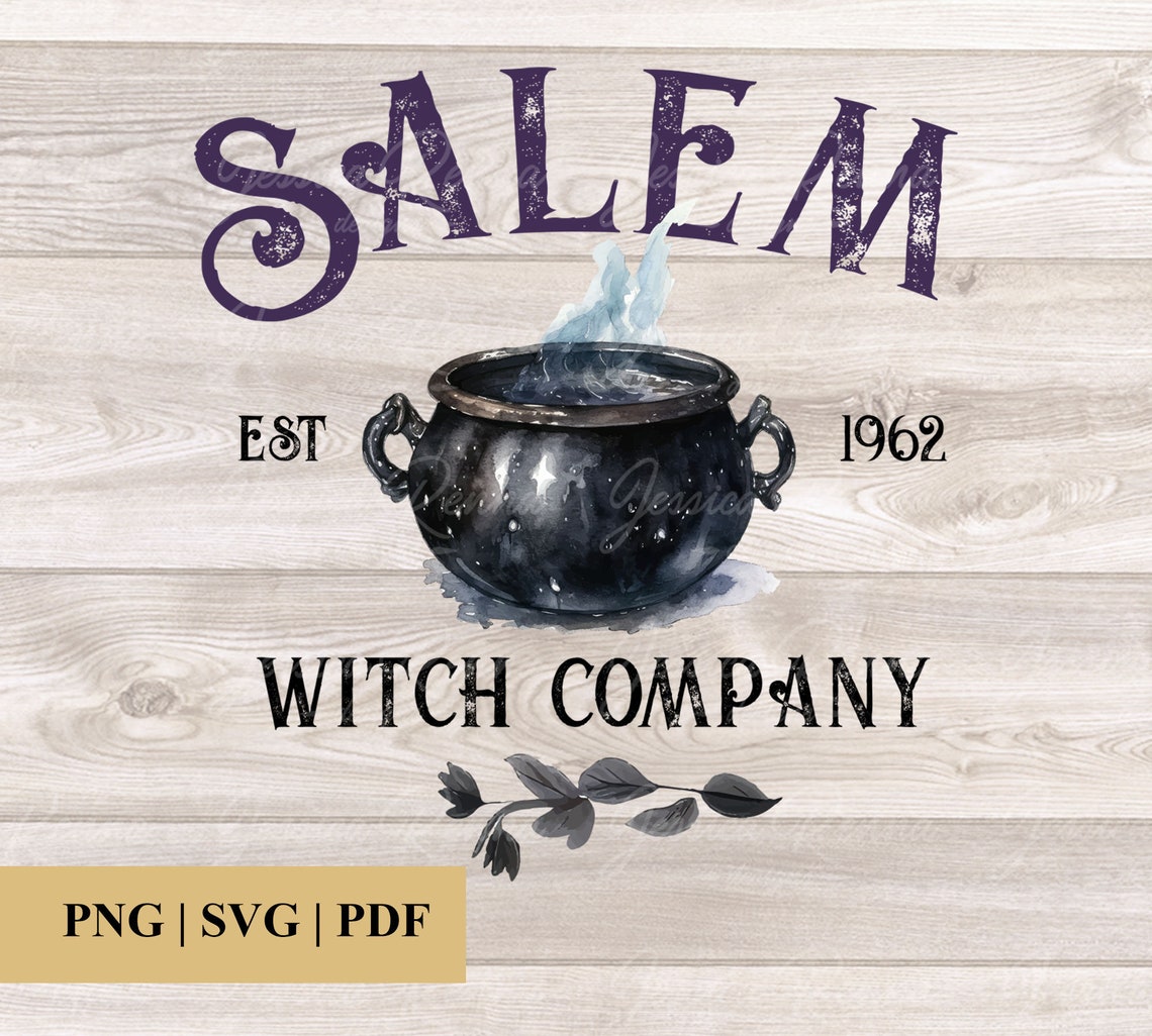 Salem PNG, Salem Sign PNG, Witch SVG, Magic Png, Mystic Svg, Halloween ...