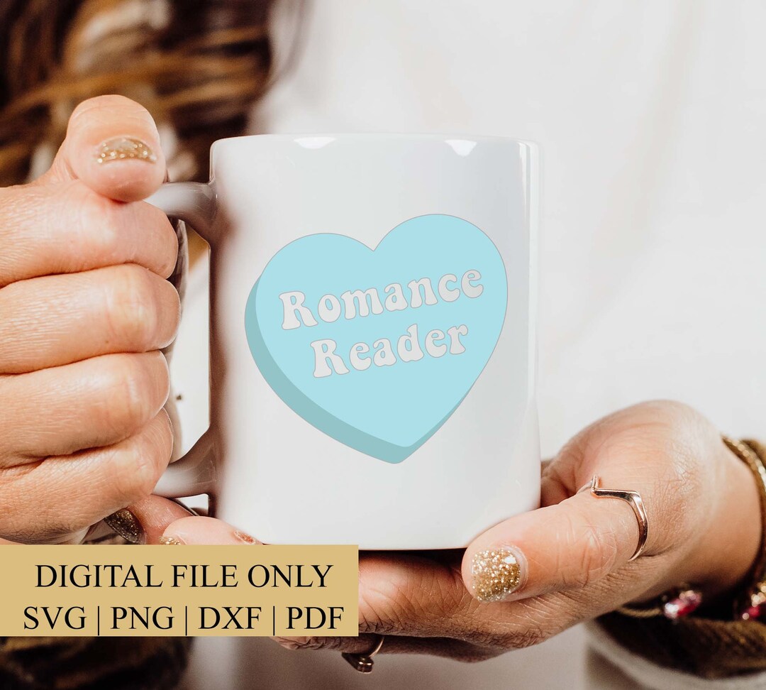 Romance Reader SVG, Reader SVG, Book Svg, Book Lover Svg, Romance Books ...
