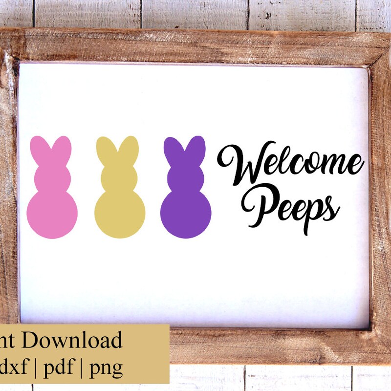 Welcome Peeps Svg - Etsy