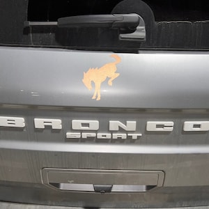 Ford Bronco Horse Decal - Classic Logo Vinyl Sticker for Vehicles - Etsy