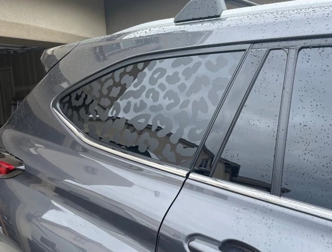Eye-catching Side Window Leopard Print Decal | Unique Car Accessories ...