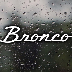 Ford Bronco Heritage Vinyl Decal - Etsy