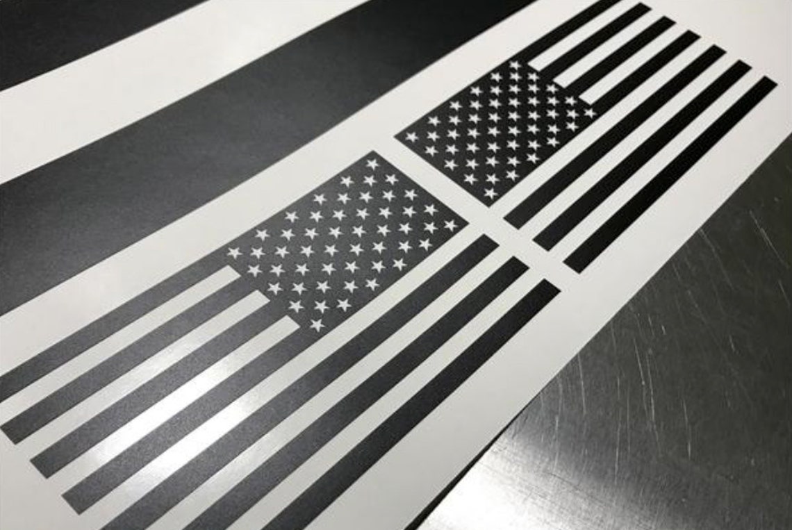 American Flag Decals set of 2 | Etsy
