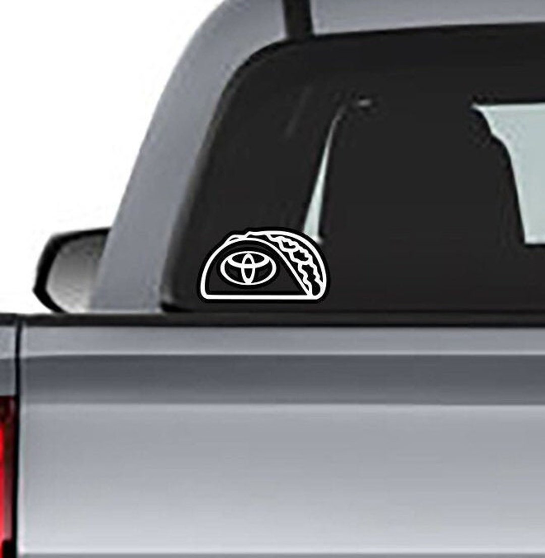 Toyota "taco" Tacoma Vinyl Decal - Etsy