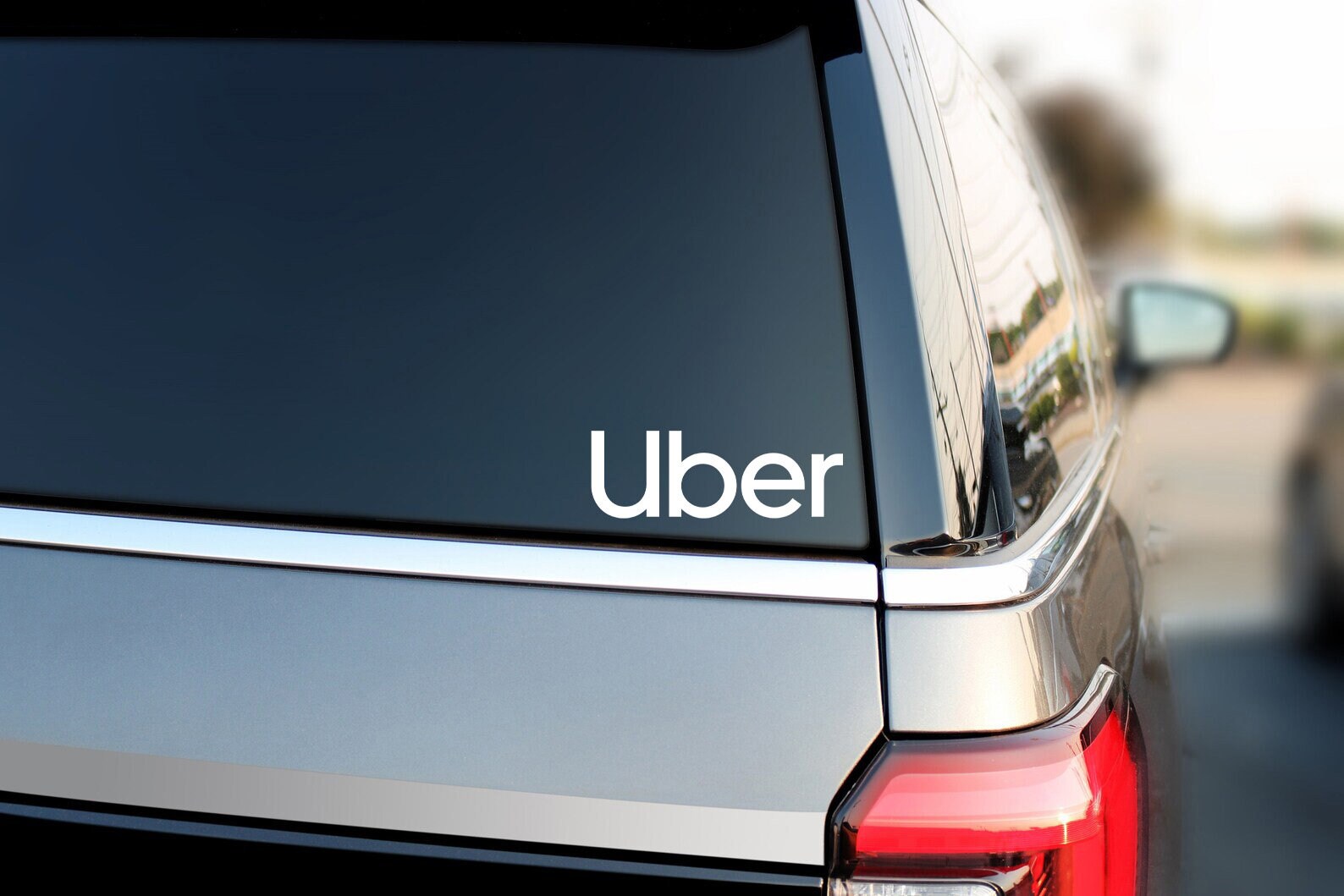 Uber Logo Vinyl Decal Sticker Perfect for Ride share Uber Drivers Etsy