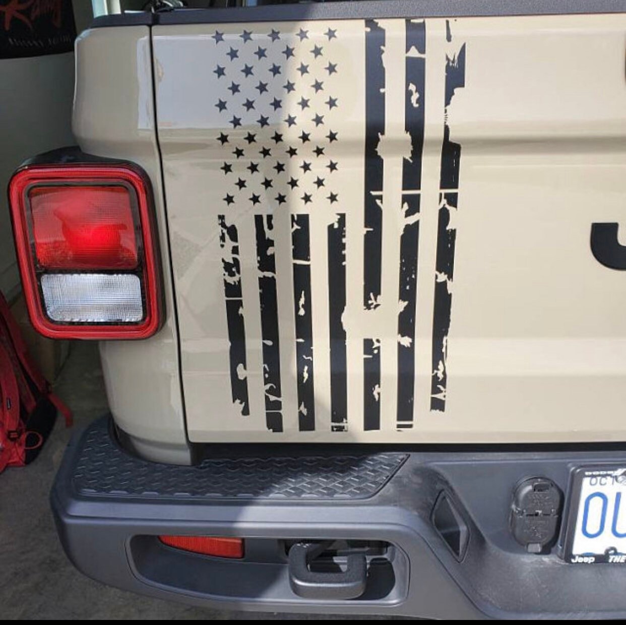 American Flag Vertical Truck Tailgate Decal Sticker universal | Etsy