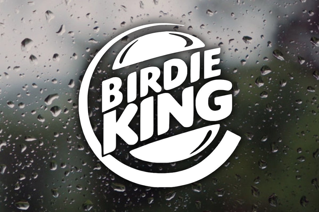 Birdie King Golf Decal - Etsy