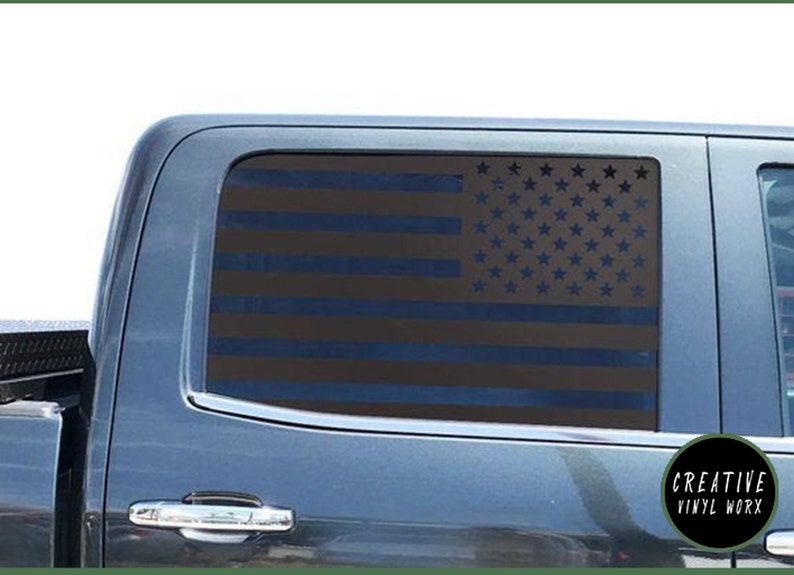 Side Window American Flag Decals (trim to Fit - Universal) - Etsy