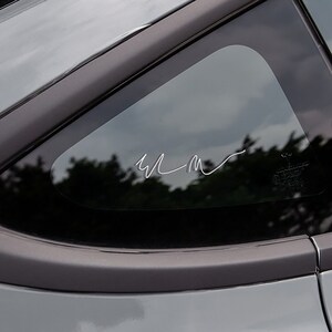 Elon Musk Replica Autograph Decal for Tesla Enthusiasts - High-quality ...