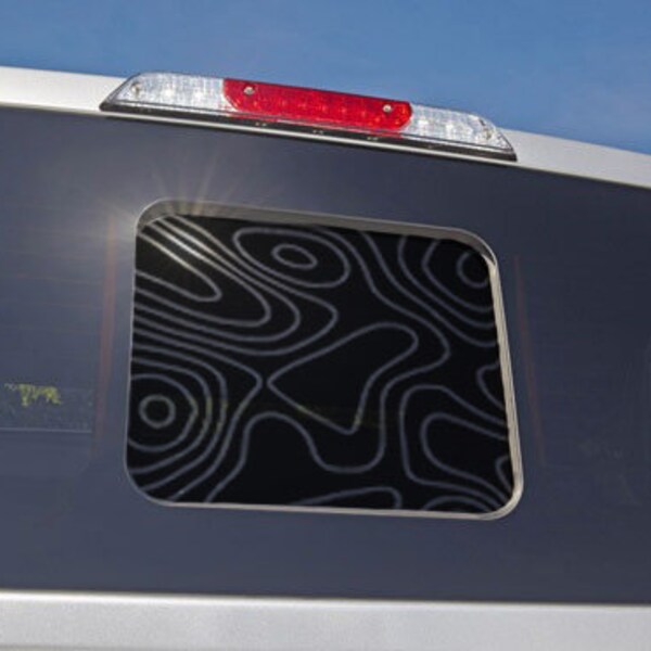 Topographic Decal - Etsy