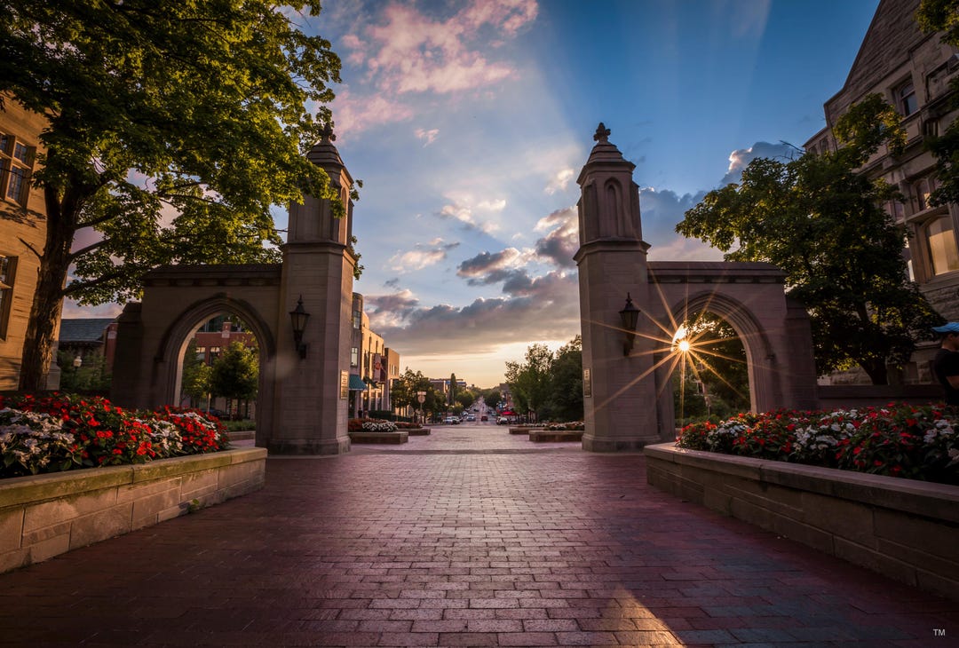 Indiana University Sample Gates Acrylic Print - Ready to Hang (16x24 ...