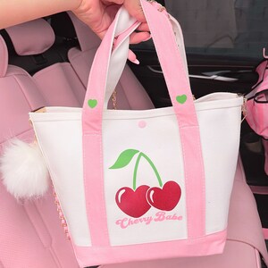 Pink Tote Bags Small/medium - Etsy