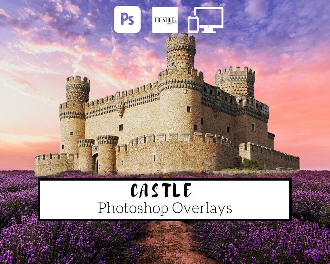 Realistic Castle Photoshop Overlays - Transparent PNG, Fantasy Overlays ...