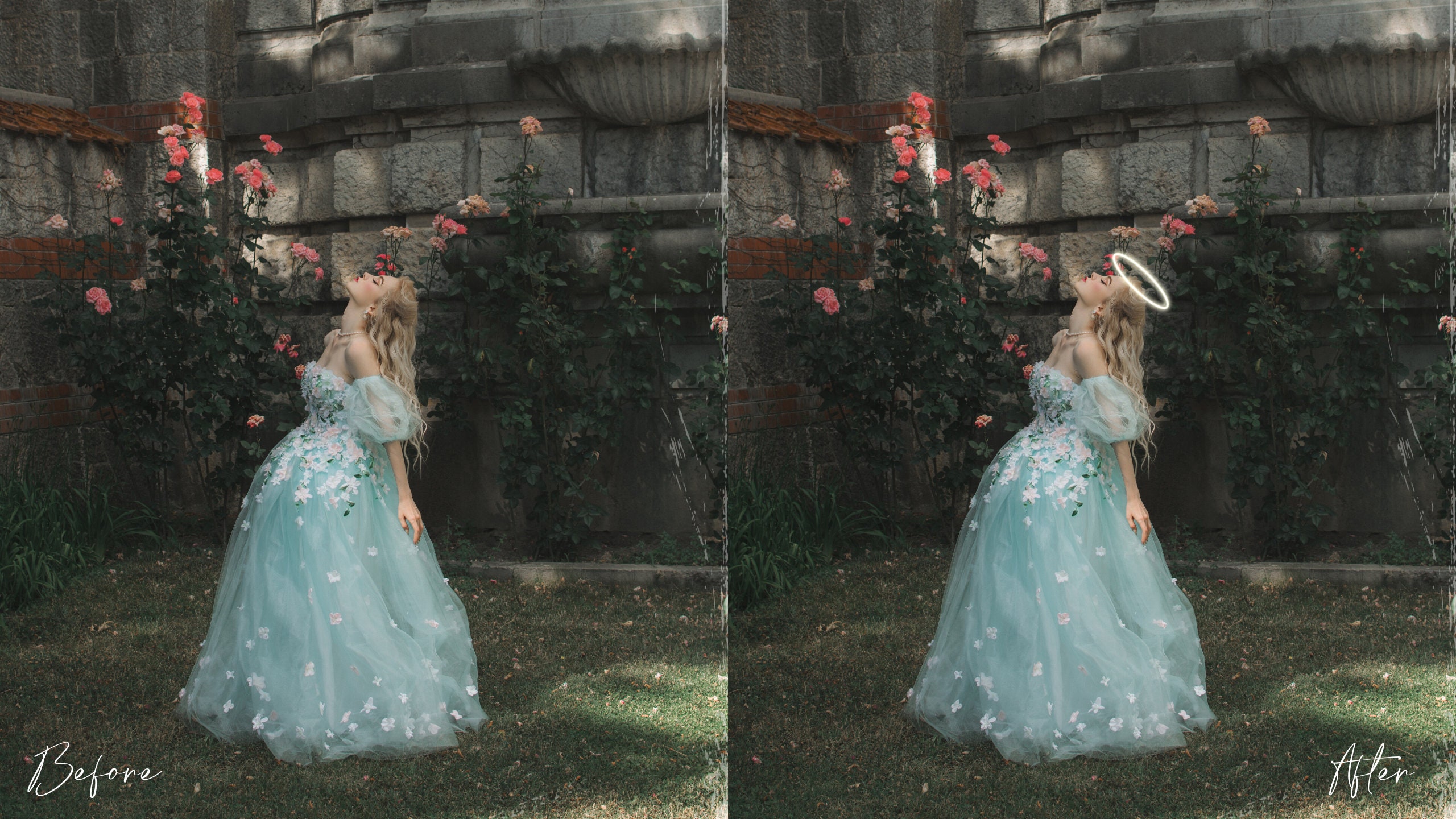 Realistic Angel Halo Photoshop Overlays: Transparent PNG (digital ...