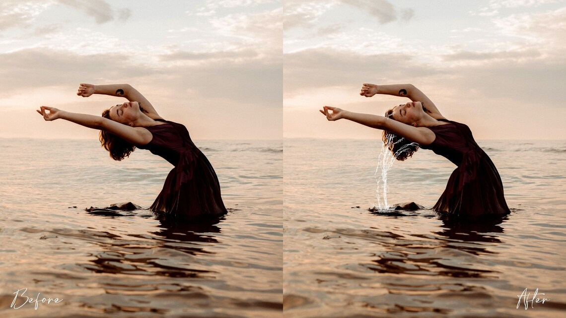42 Realistic Water Splash Photoshop Overlays - Transparent PNG, Easy to ...