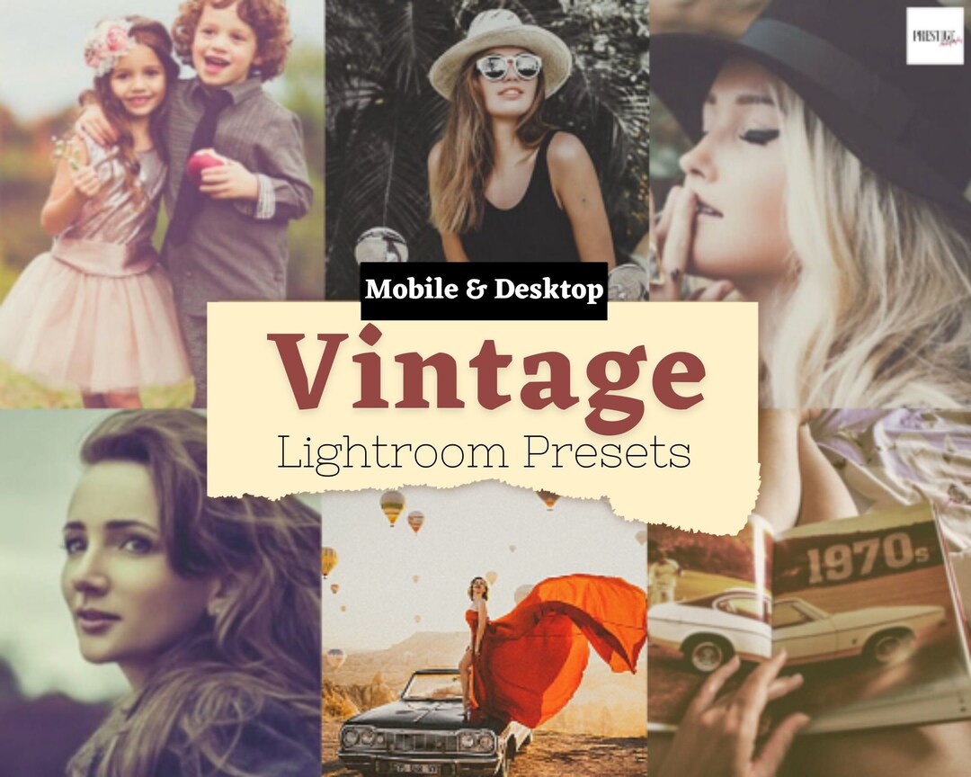 Vintage Lightroom Presets: Retro Film Effects (mobile & Desktop) - Etsy