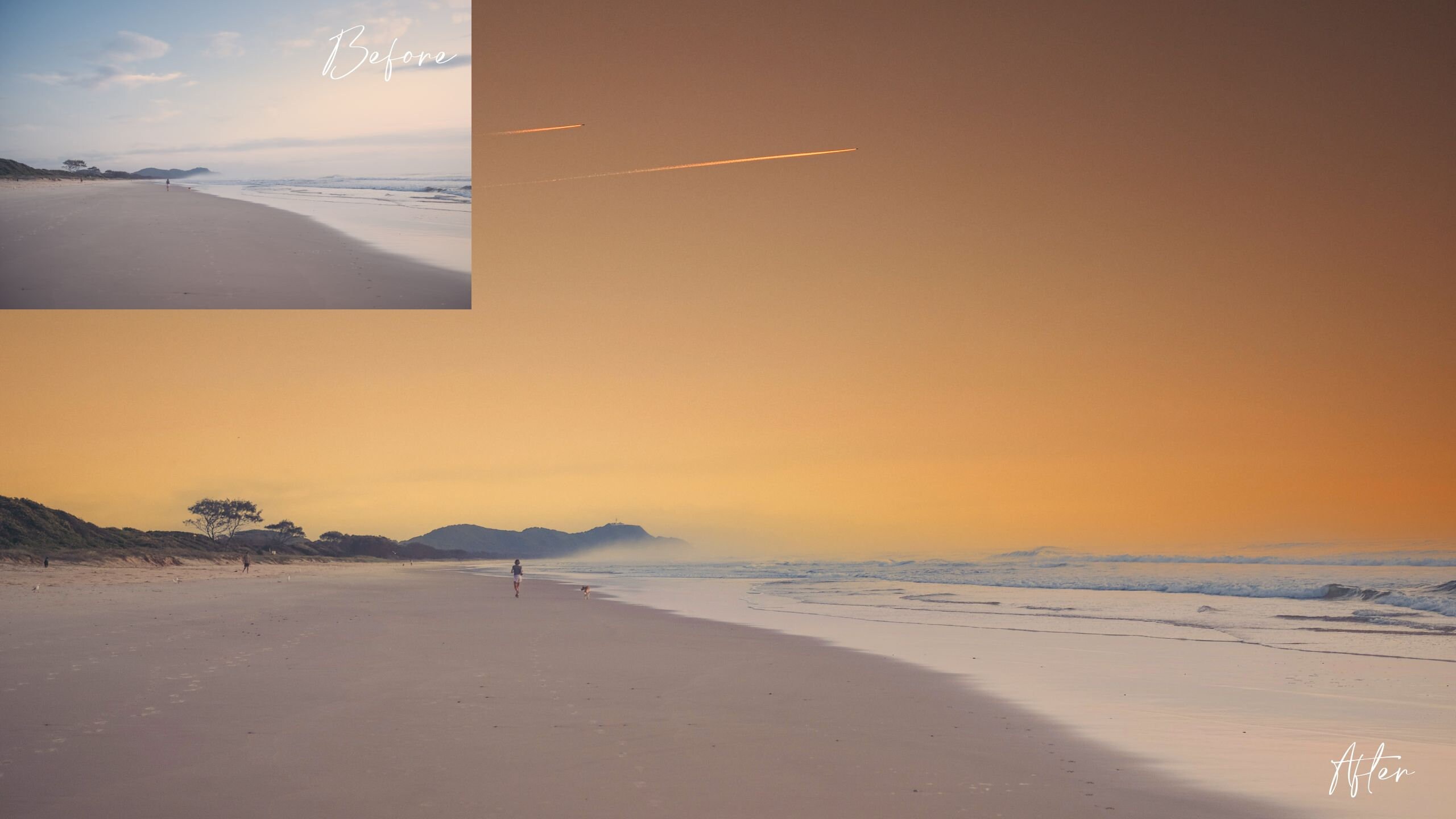 24 Realistic Moody Sunrise Overlays - Transparent JPG, Photoshop ...