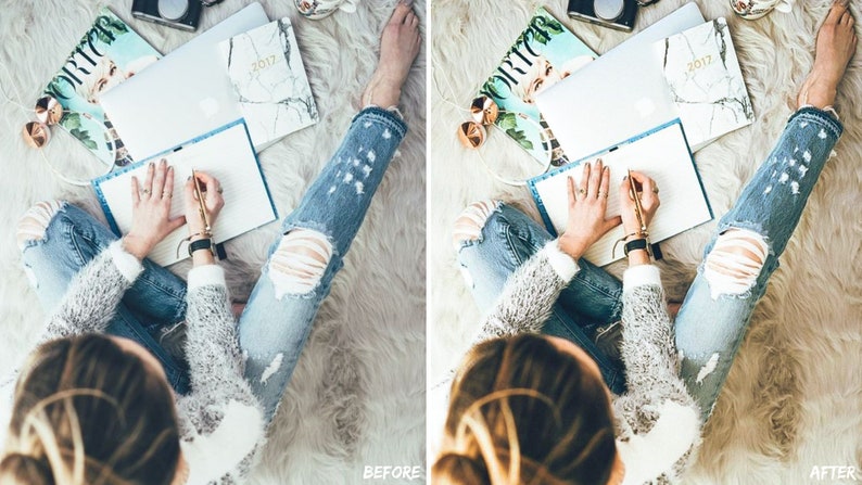 5 Pro Ginger Photoshop Actions Warm Actions Airy Actions - Etsy