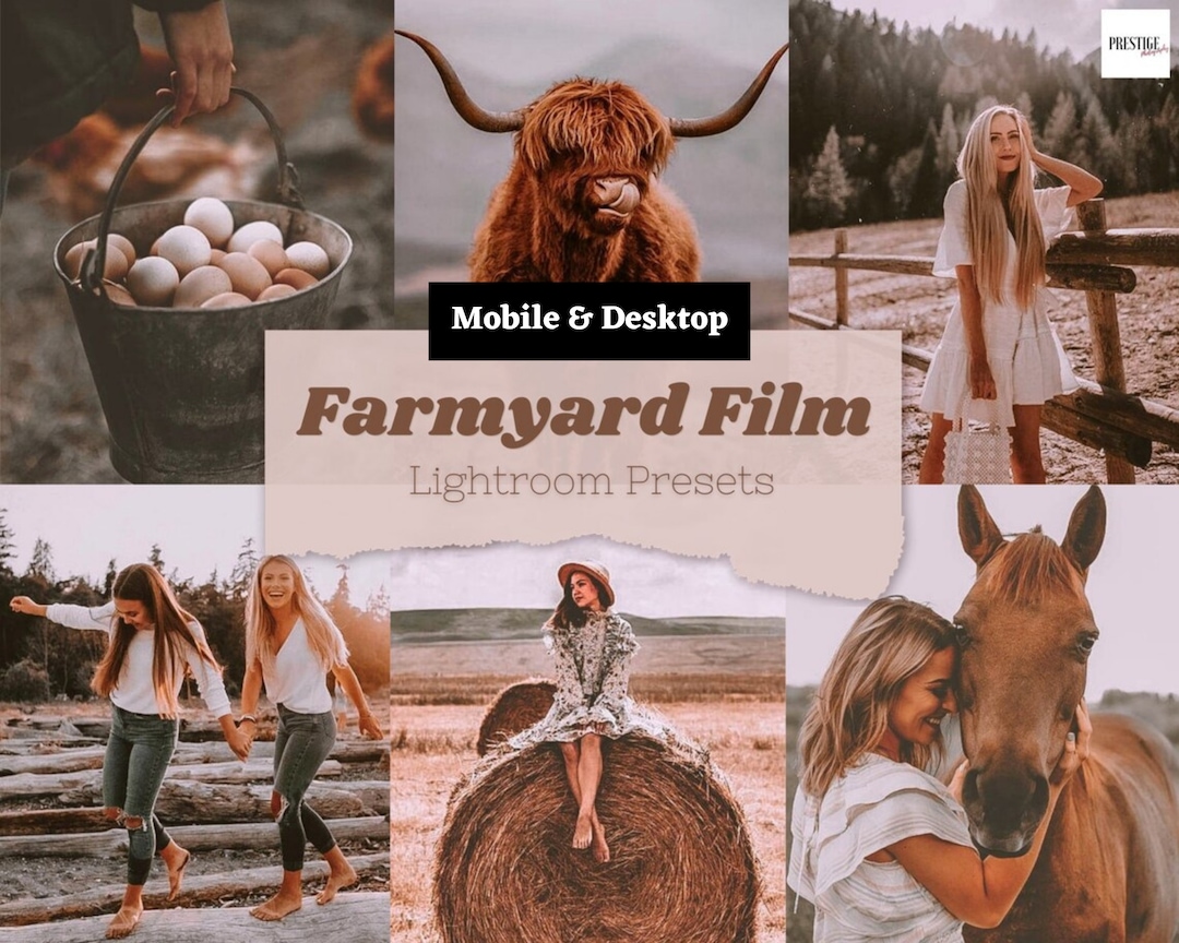 Farmyard Film Lightroom Presets: Mobile & Desktop Filters (DNG, LR, XMP ...