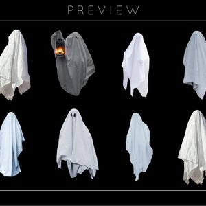 Realistic Ghost Photoshop Overlays: Transparent PNG (digital Download ...