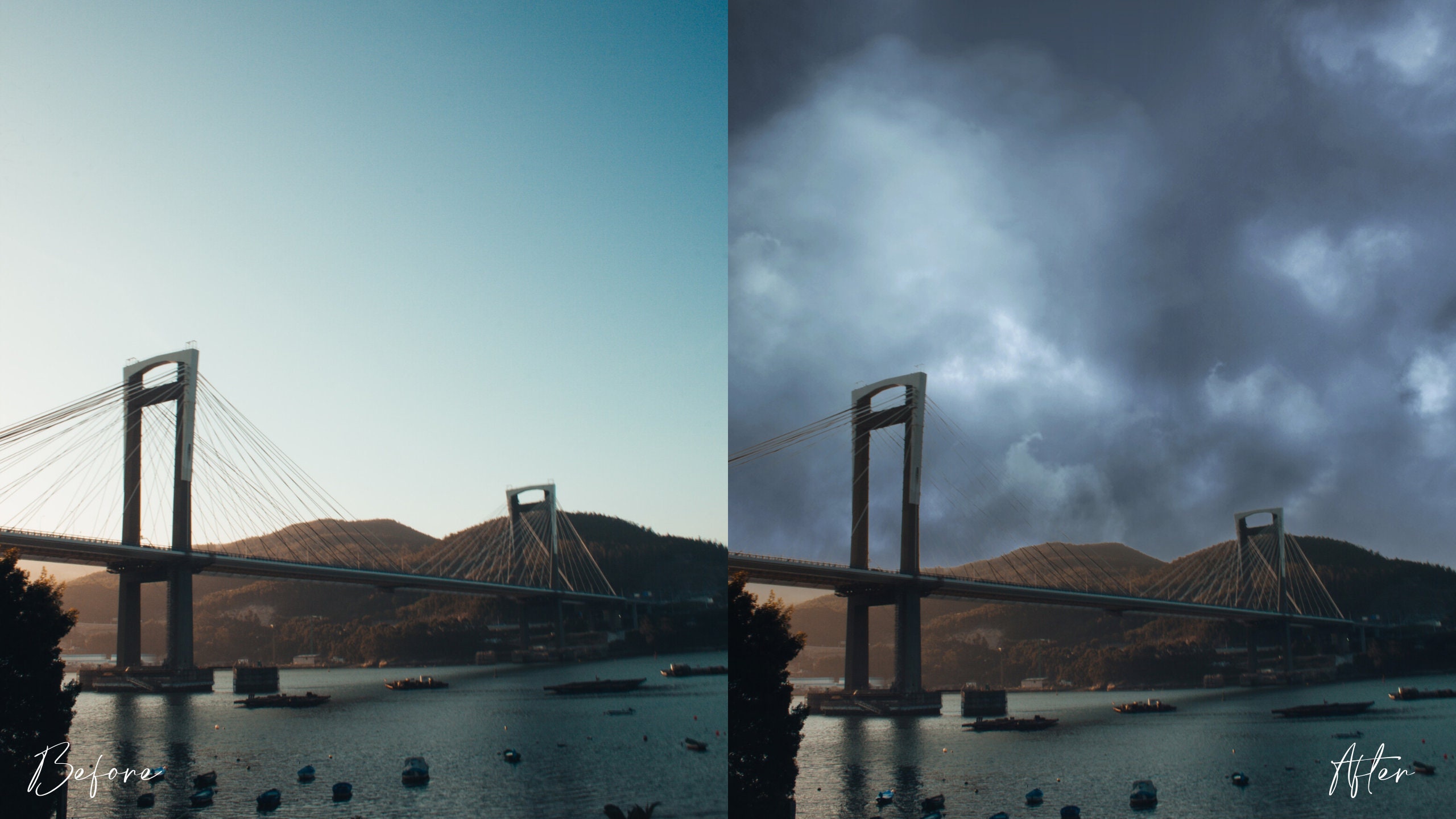 25 Realistic Moody Sky Overlays - Transparent JPG, Photoshop, Overlays ...