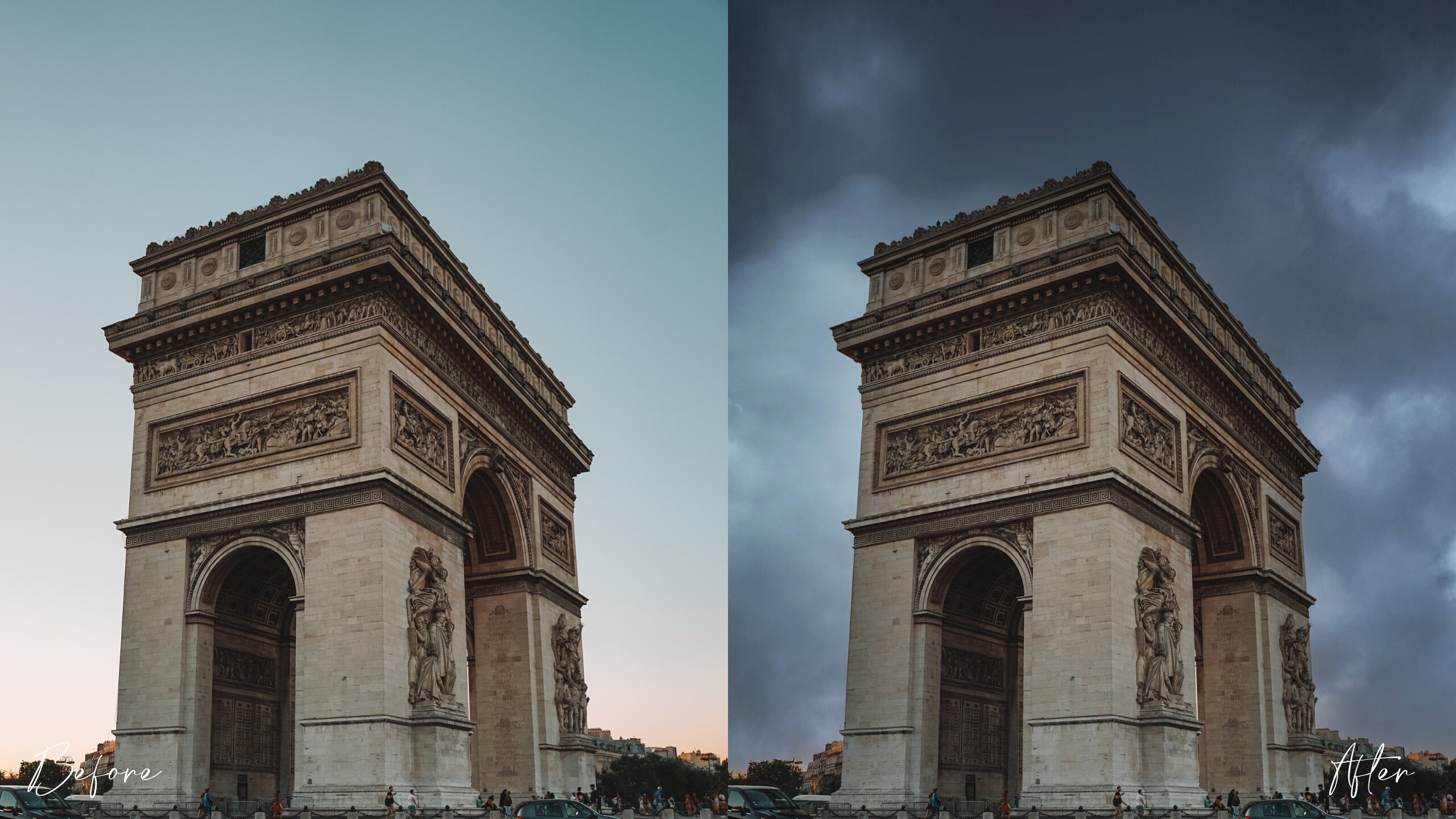 25 Realistic Moody Sky Overlays - Transparent JPG, Photoshop, Overlays ...