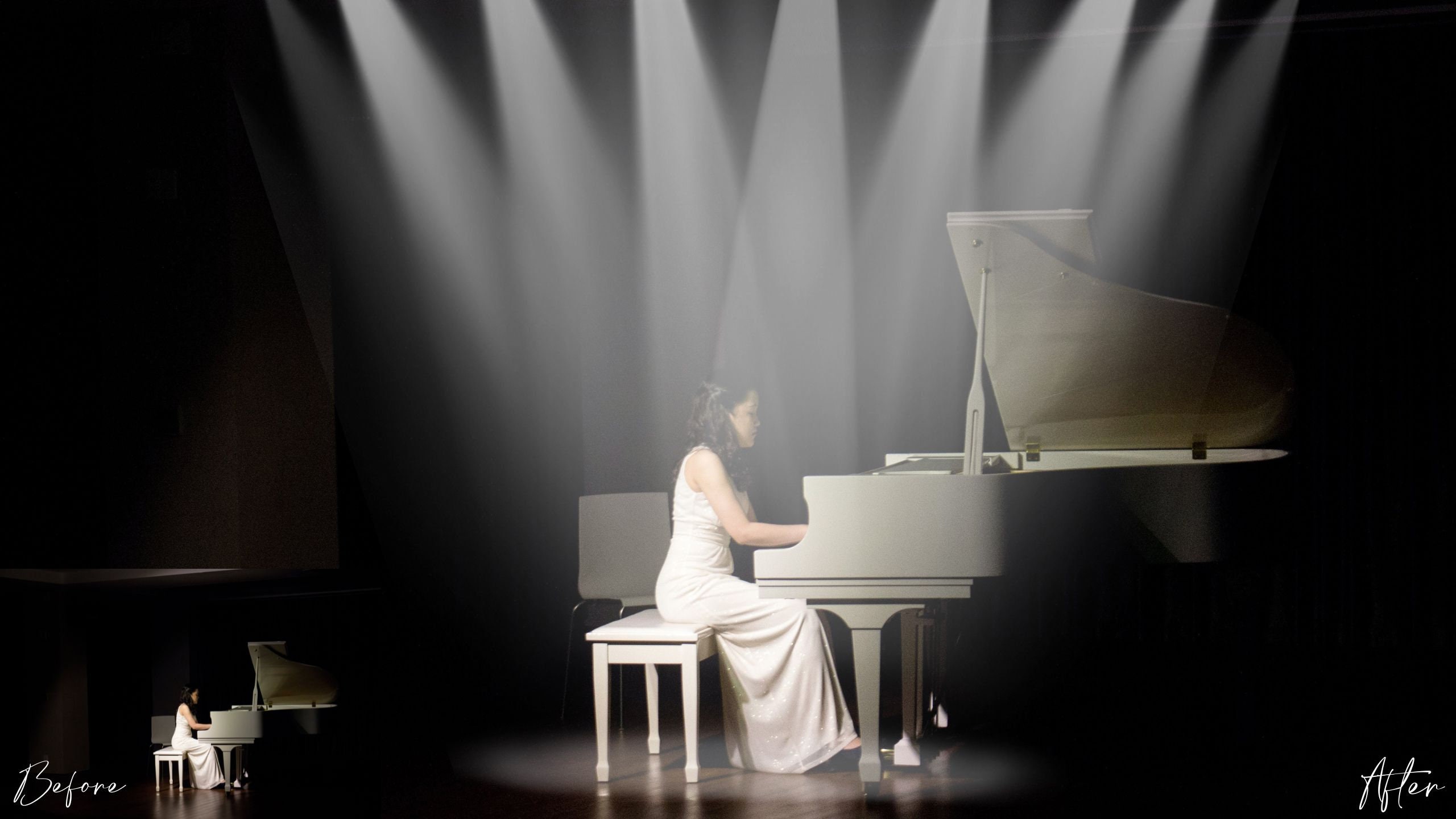 Realistic Spotlight Photoshop Overlays: 40 Transparent PNG (digital ...