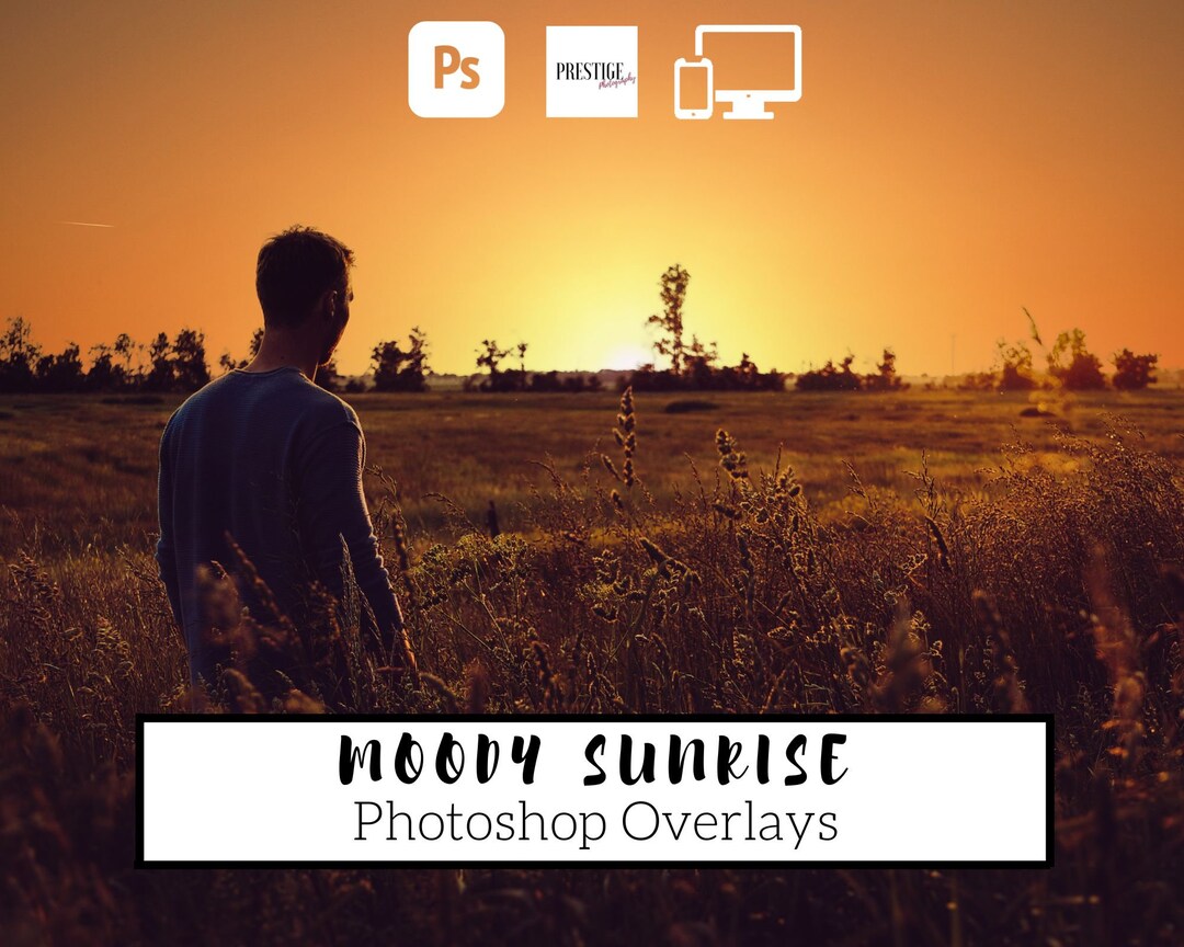 24 Realistic Moody Sunrise Overlays - Transparent JPG, Photoshop ...