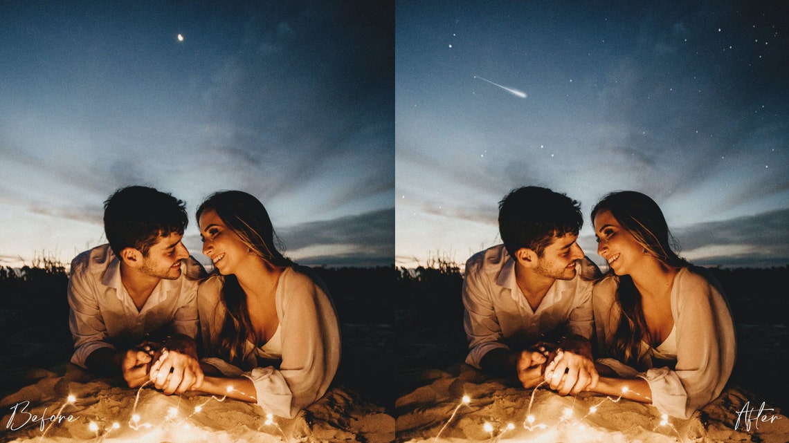 Realistic Star Photoshop Overlays: 30 Transparent PNG (digital Download ...