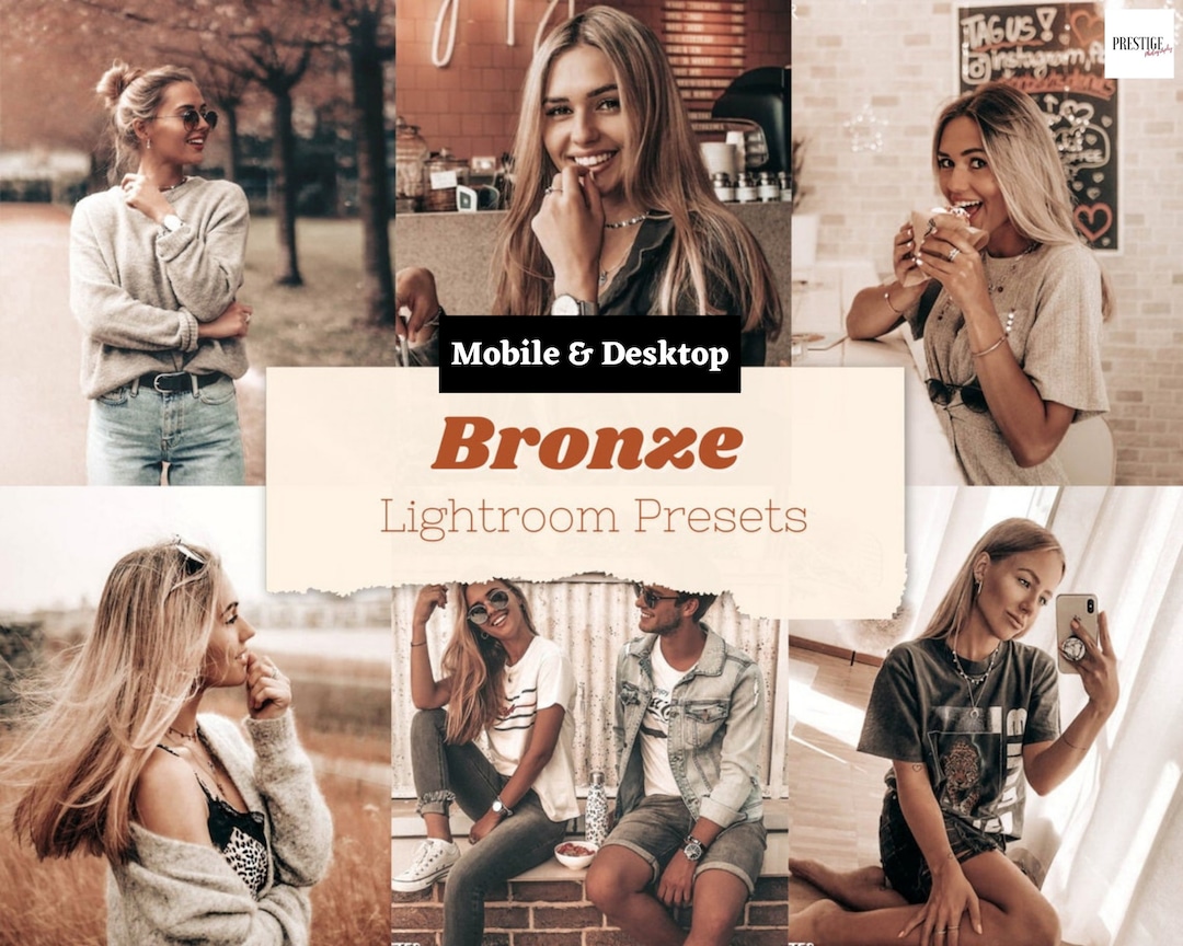 Bronze Lightroom Presets: Moody Brown Tones (mobile & Desktop) - Etsy