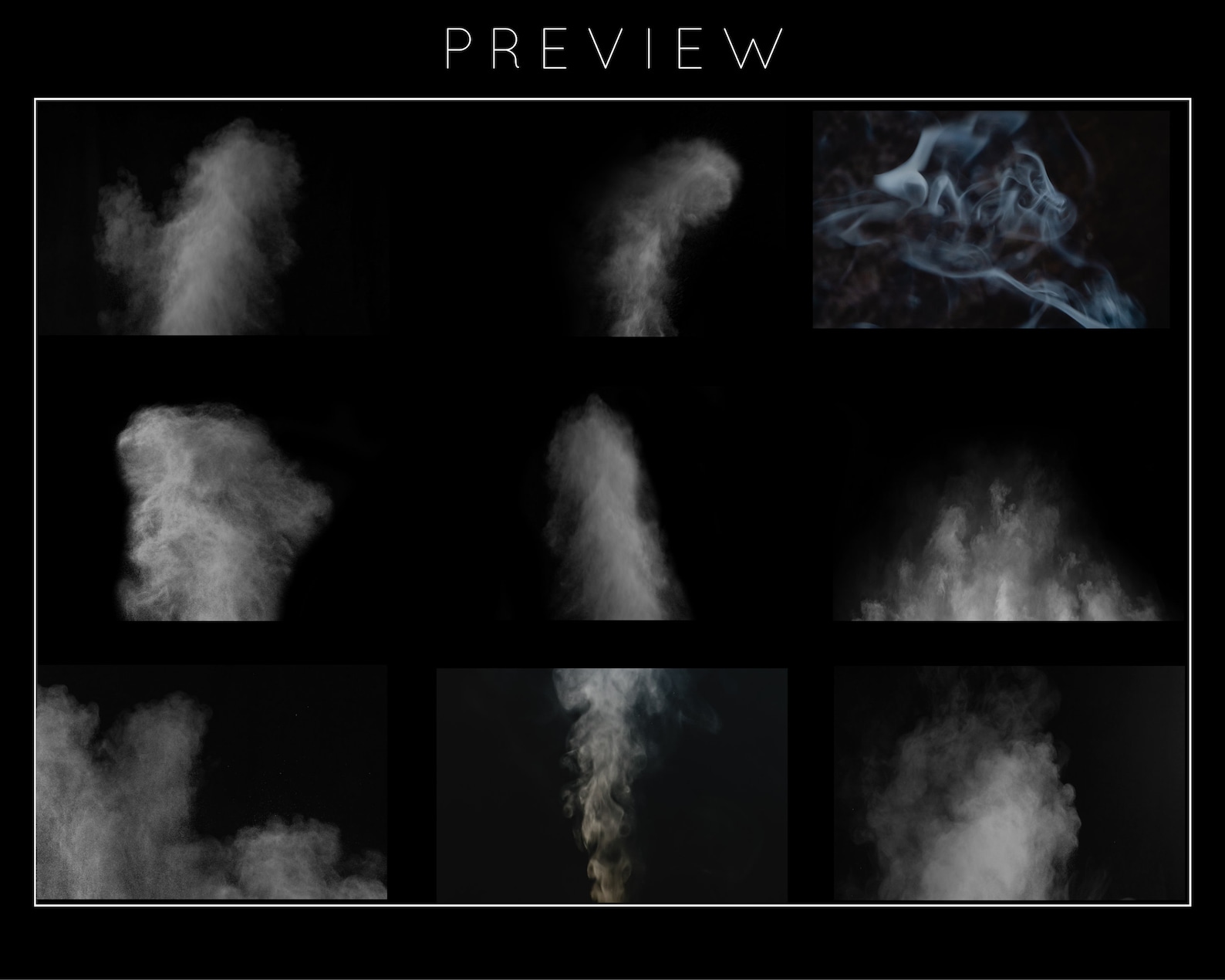 60 Realistic Steam Photoshop Overlays Transparent JPG - Etsy