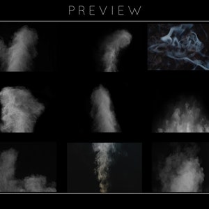 60 Realistic Steam Photoshop Overlays - Transparent JPG, Photoshop ...