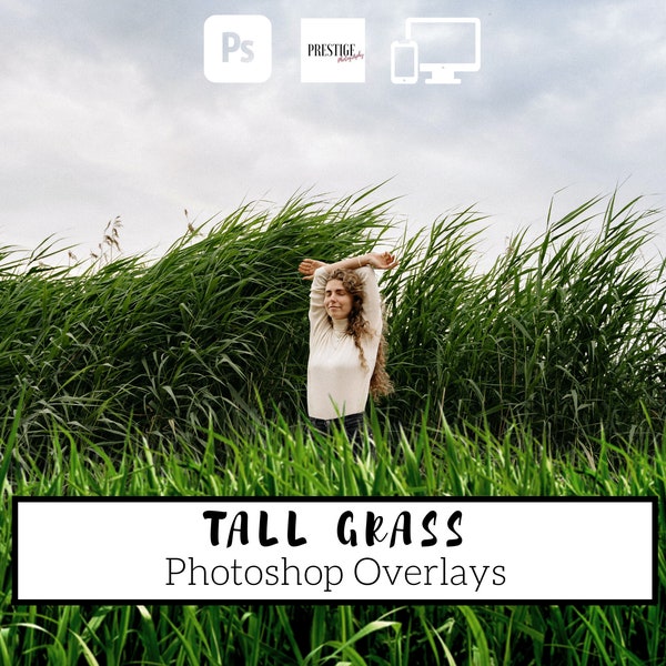 Tall Grass Photoshop Overlays - Etsy