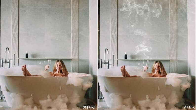 50 Realistic Steam Photoshop Overlays transparent JPG | Etsy