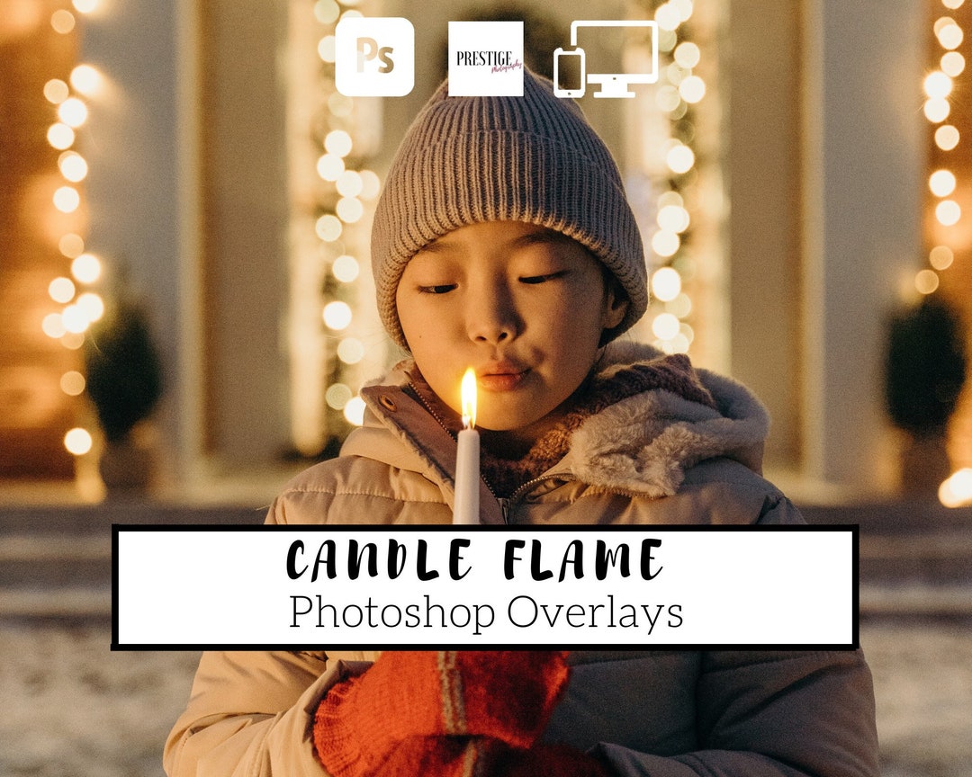 18 Realistic Candle Flame Photoshop Overlays - Transparent JPG, Fire ...