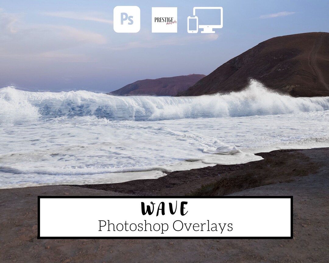 30 Realistic Wave Photoshop Overlays - Transparent PNG, Water Overlays ...